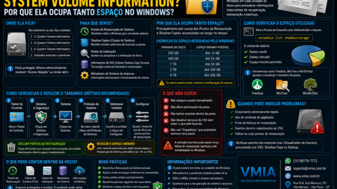 O Que é A Pasta System Volume Information? Por Que Ela Ocupa Tanto ...